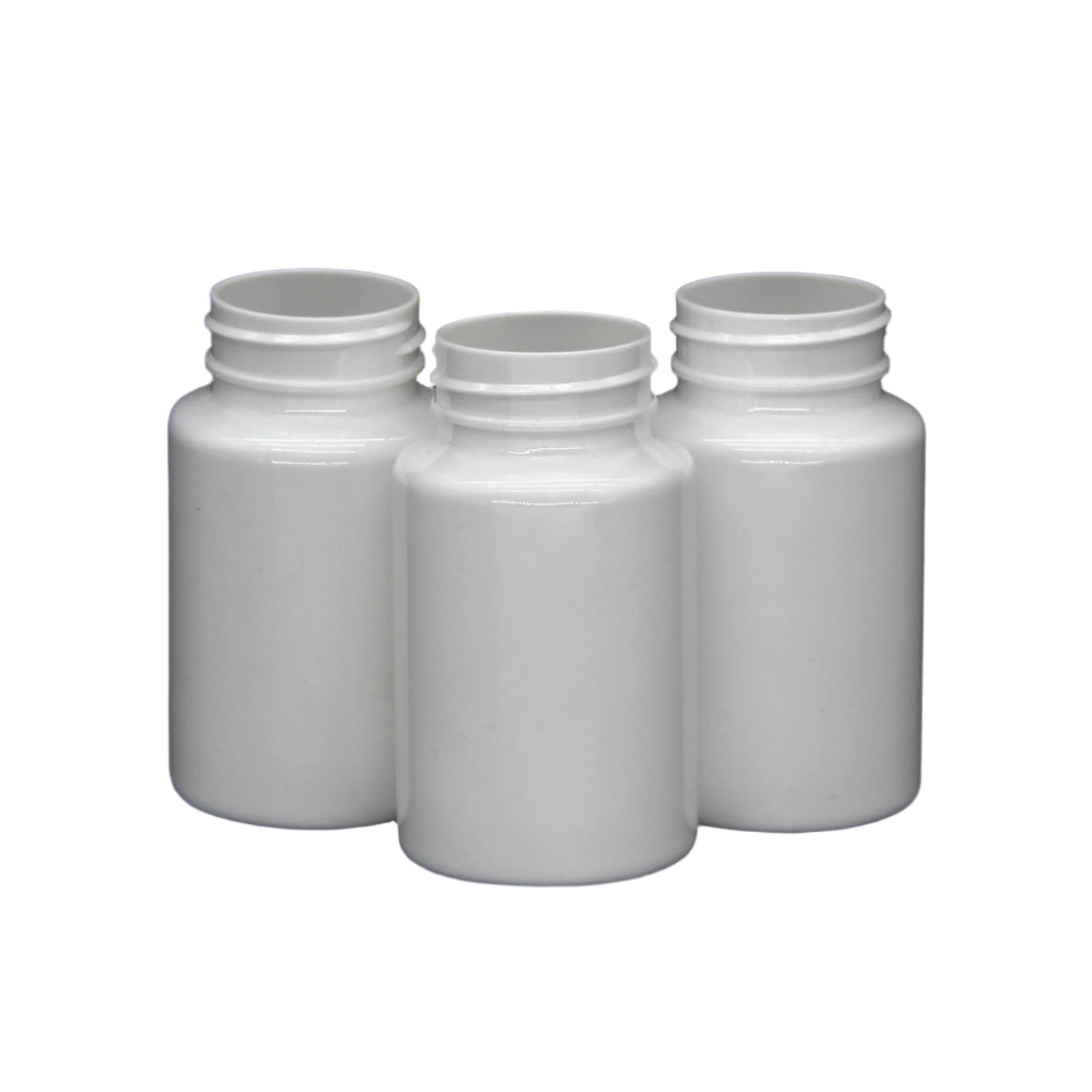 HDPE Plastic Medipac Pot – White, Secure Screw Lid, Ideal for Medical