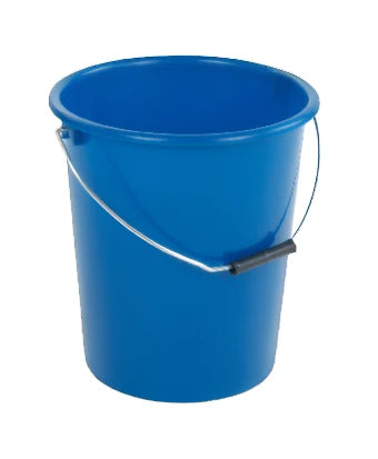 30 Litre Blue UN Approved Plastic Pail with Lever Ring Closure and Bla