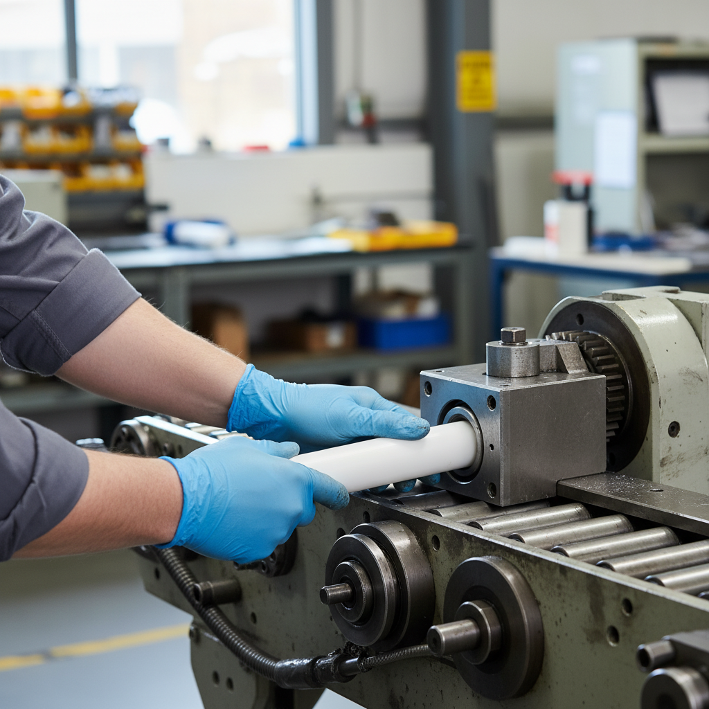 Premium High-Performance 25% Glass Filled PTFE White Rod with Superior