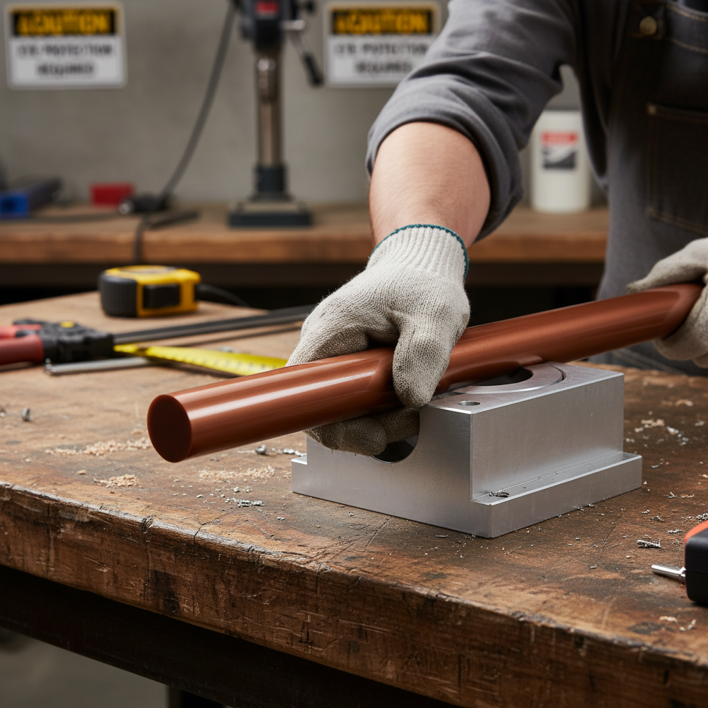 Premium Acrylic Extruded Copper Rod - High Gloss Finish, High Rigidity