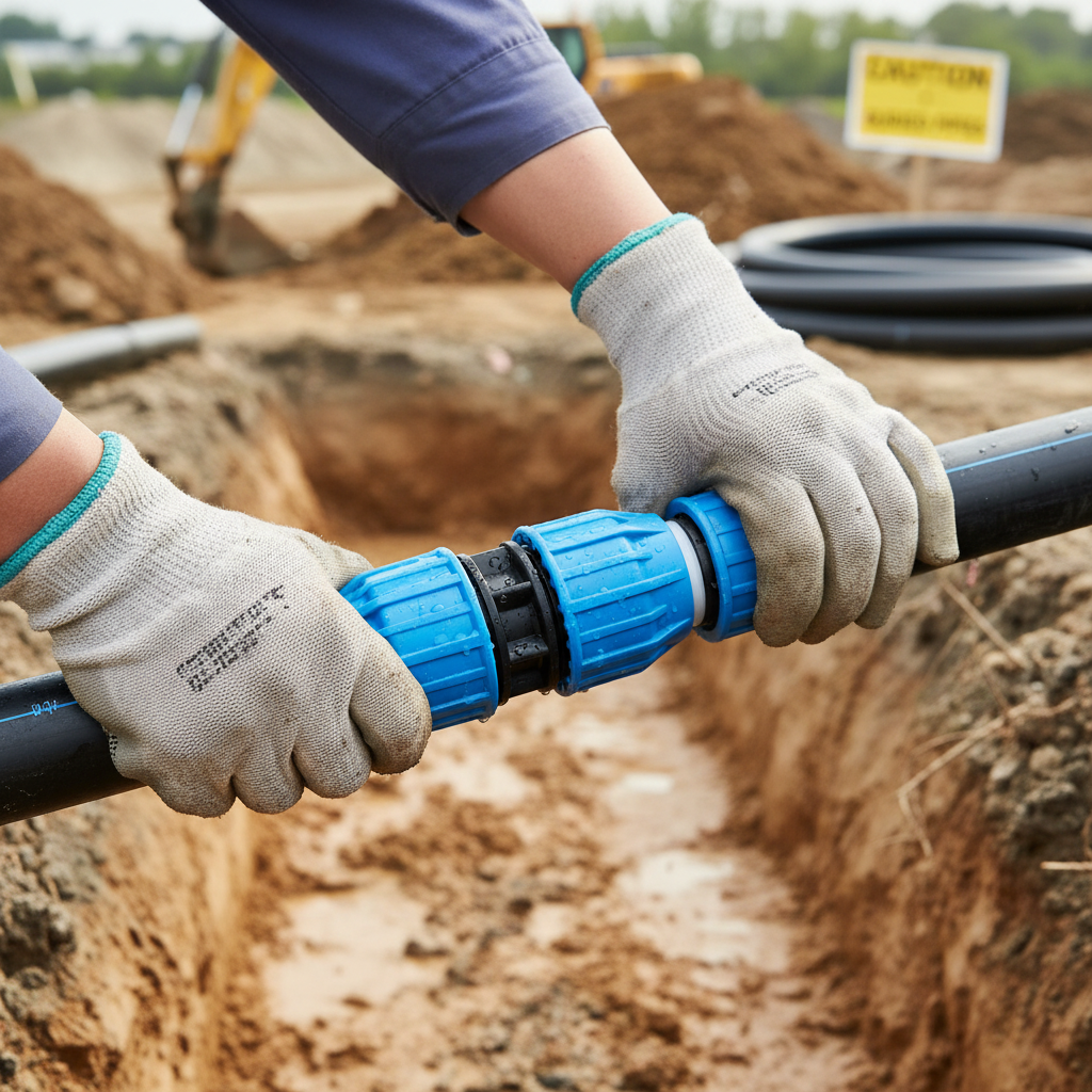 Premium Compression Coupling Fittings for Polyethylene and PPR Pipes