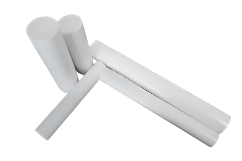 PTFE Natural Rod 4mm to 65mm Dia High-Temperature, Chemical & Wear Res