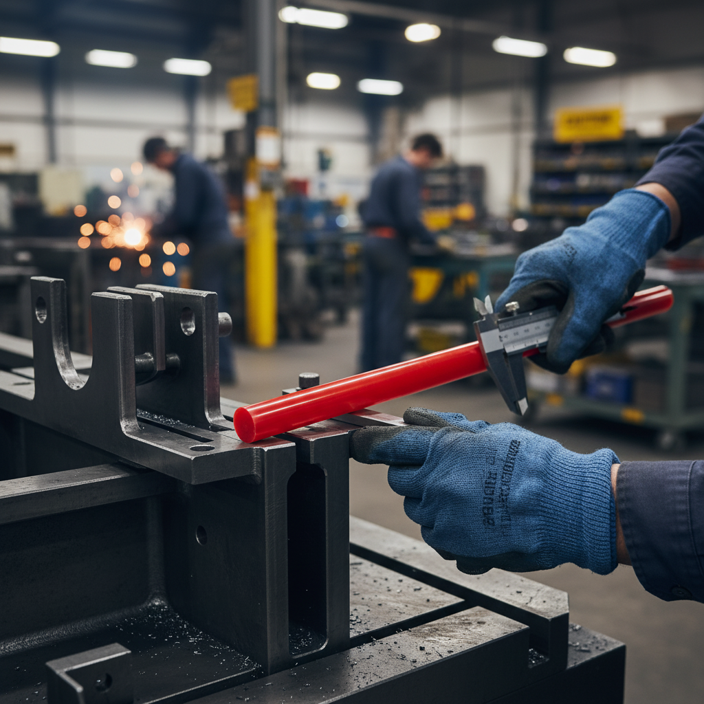 Premium Acrylic Extruded Red Rod - High Gloss, High Rigidity for Displ